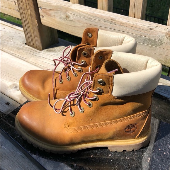 Timberland | Shoes | Timberland Ankle Boots White Leather | Poshmark